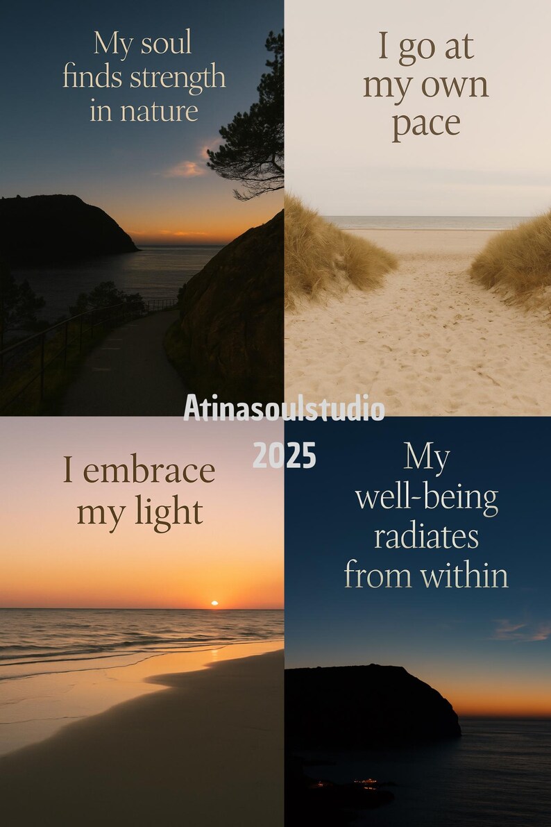 Nature-inspired Affirmation Cards | Printable Self-love Quotes | Phone ...