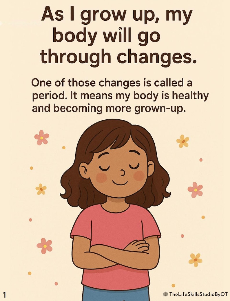 Menstruation Social Story | Hygiene Guide for Neurodiverse Learners ...
