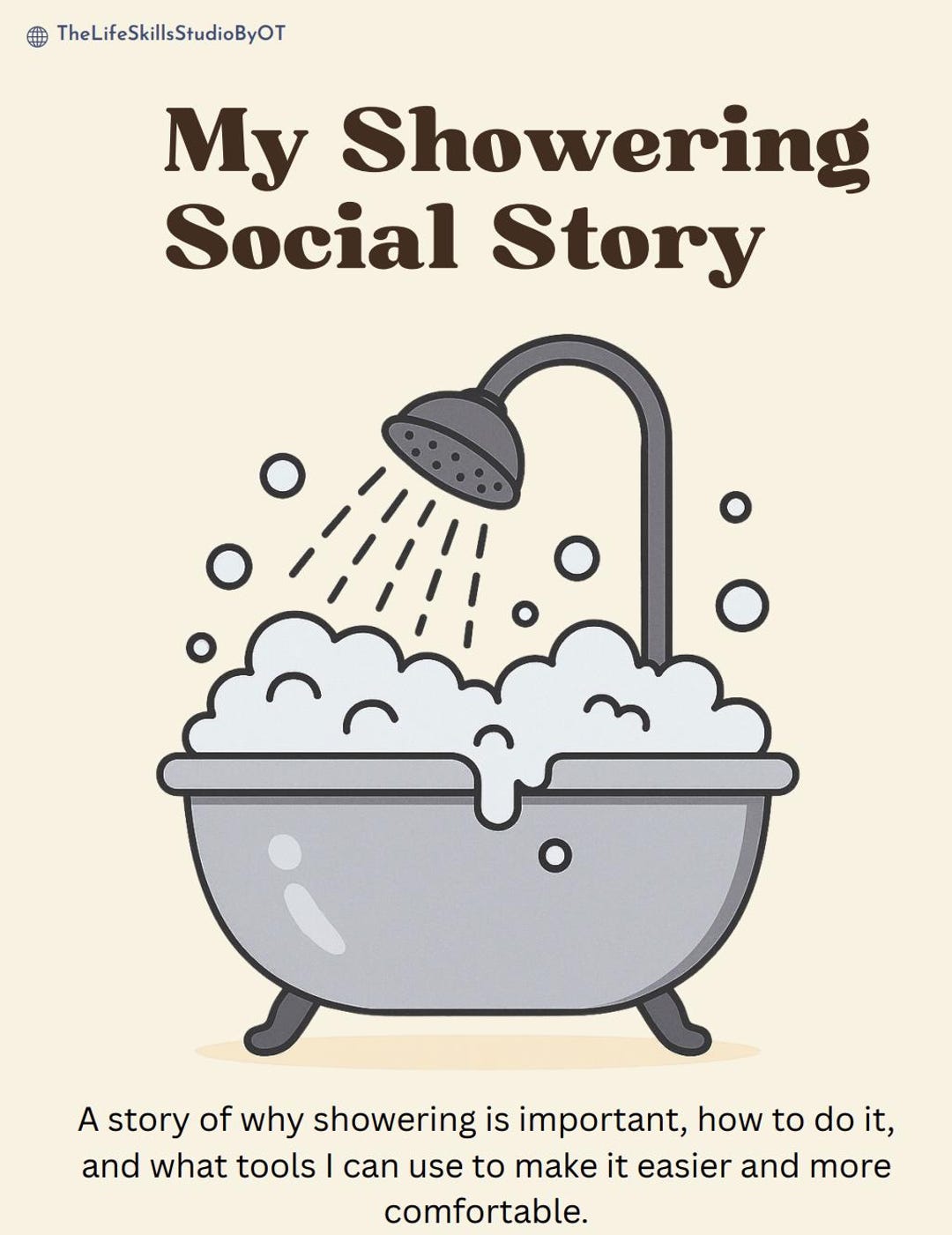 Social Story for Showering – Ot-informed Hygiene Support - Etsy
