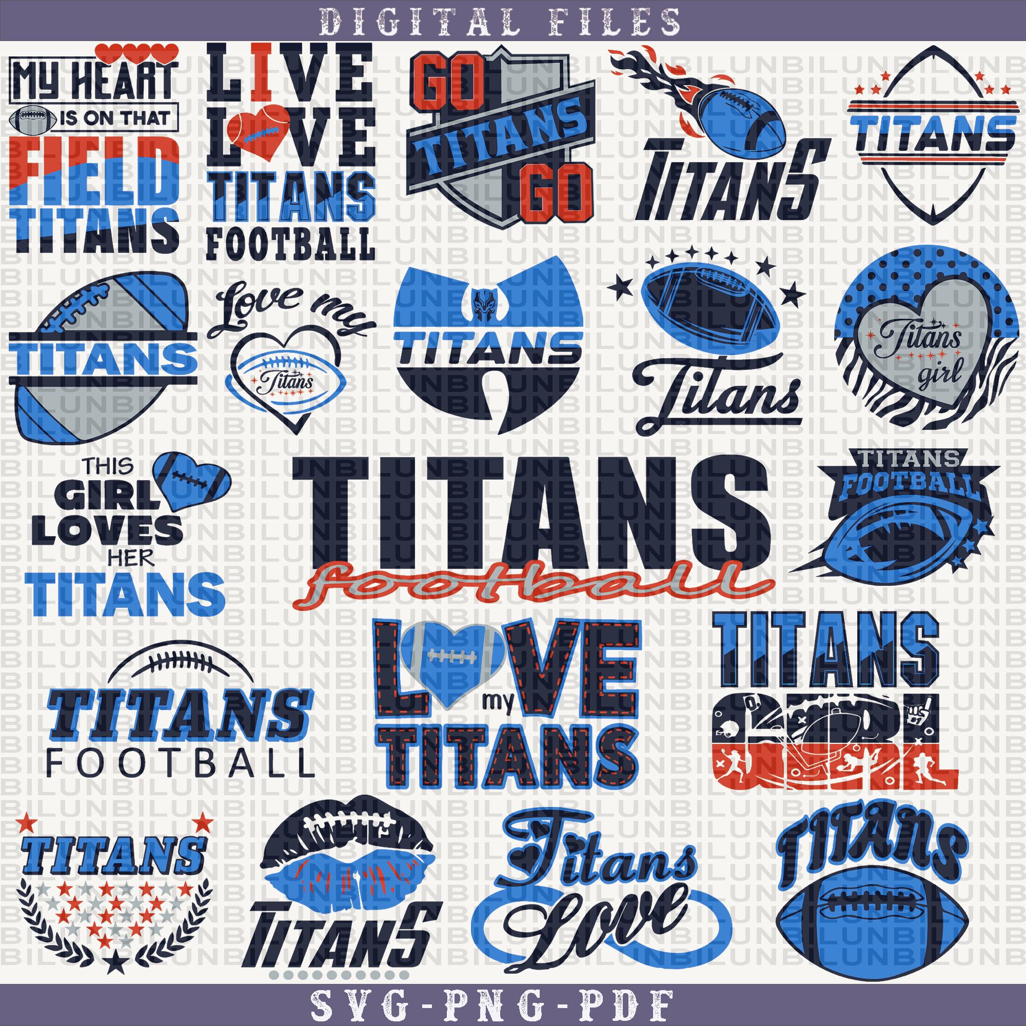 20 File,titans Svg,titans Png,titans Bundle,titans Football,love Titans ...
