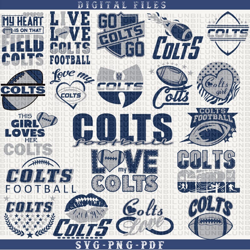 Football Colt Printable - Etsy