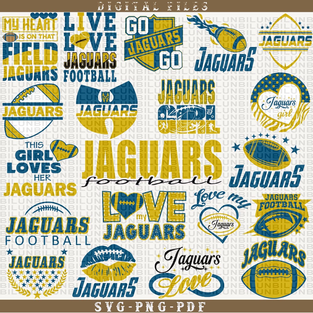 20 File,jaguars Svg,jaguars Png,jaguars Bundle,jaguars Football,love ...