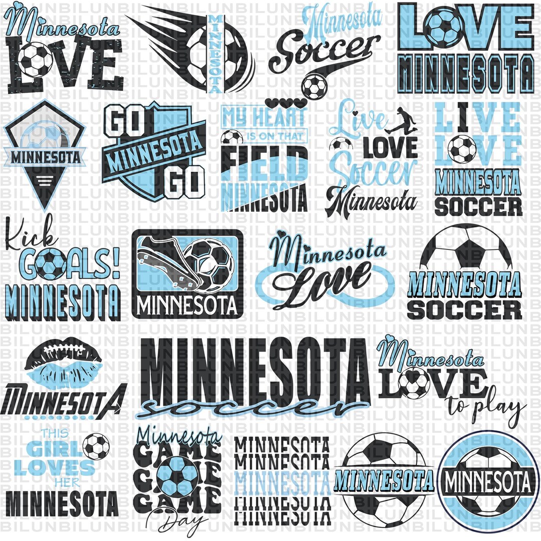 22 File,minnesota Svg,minnesota Png,minnesota Bundle,minnesota Soccer ...