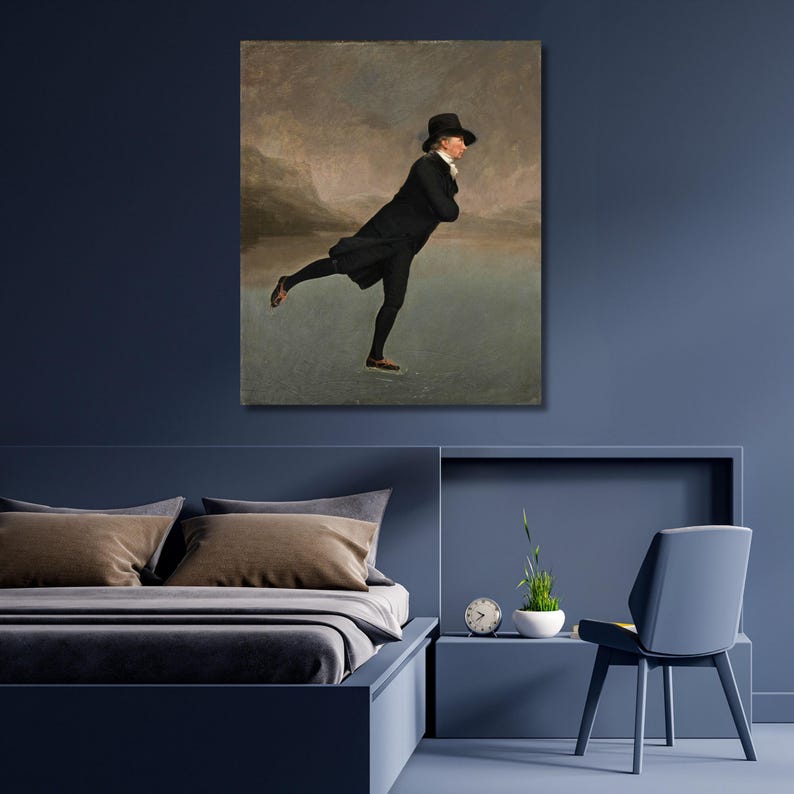 Henry Raeburn-the Skating Minister (1790) Canvas Wall Art,scottish Wall ...