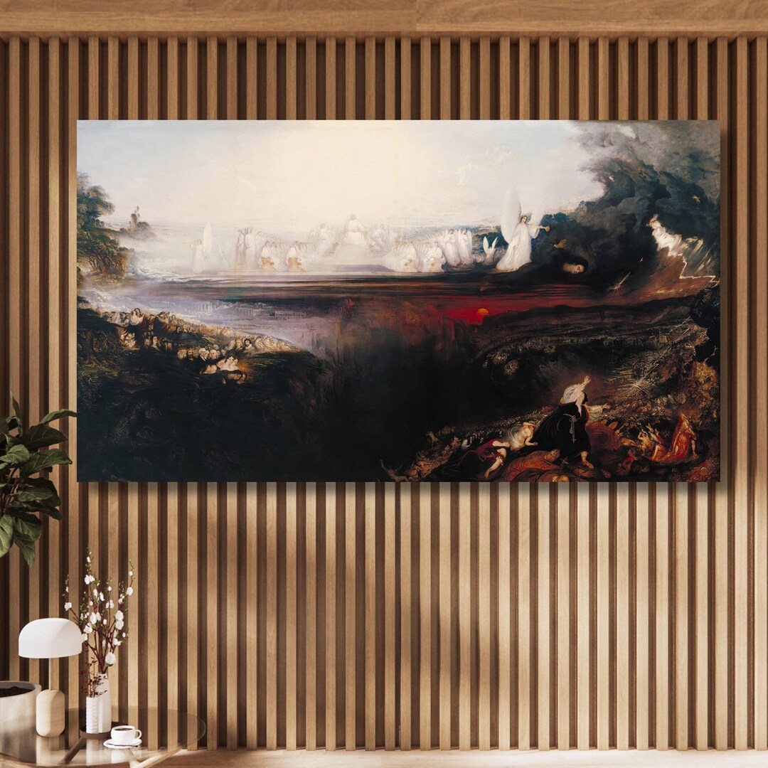 John Martin-the Last Judgement Canvas Wall Art,landscape Print Poster ...