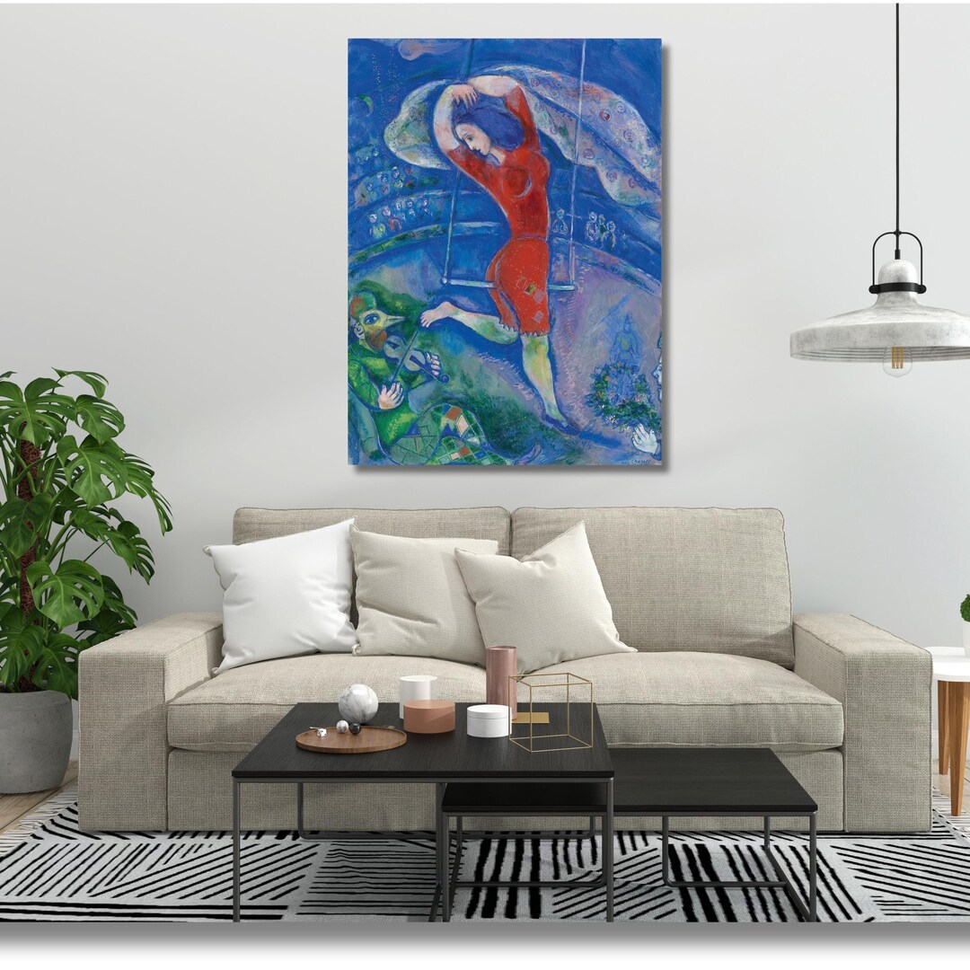 Marc CHAGALL the Acrobat of the Trapeze Canvas Wall Art,canvas Print ...
