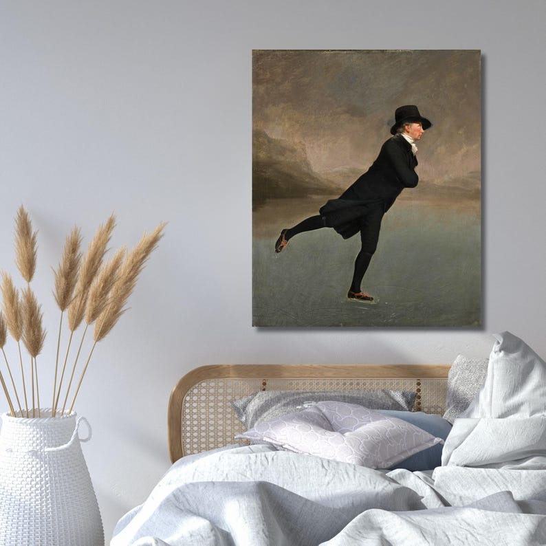 Henry Raeburn-the Skating Minister (1790) Canvas Wall Art,scottish Wall ...