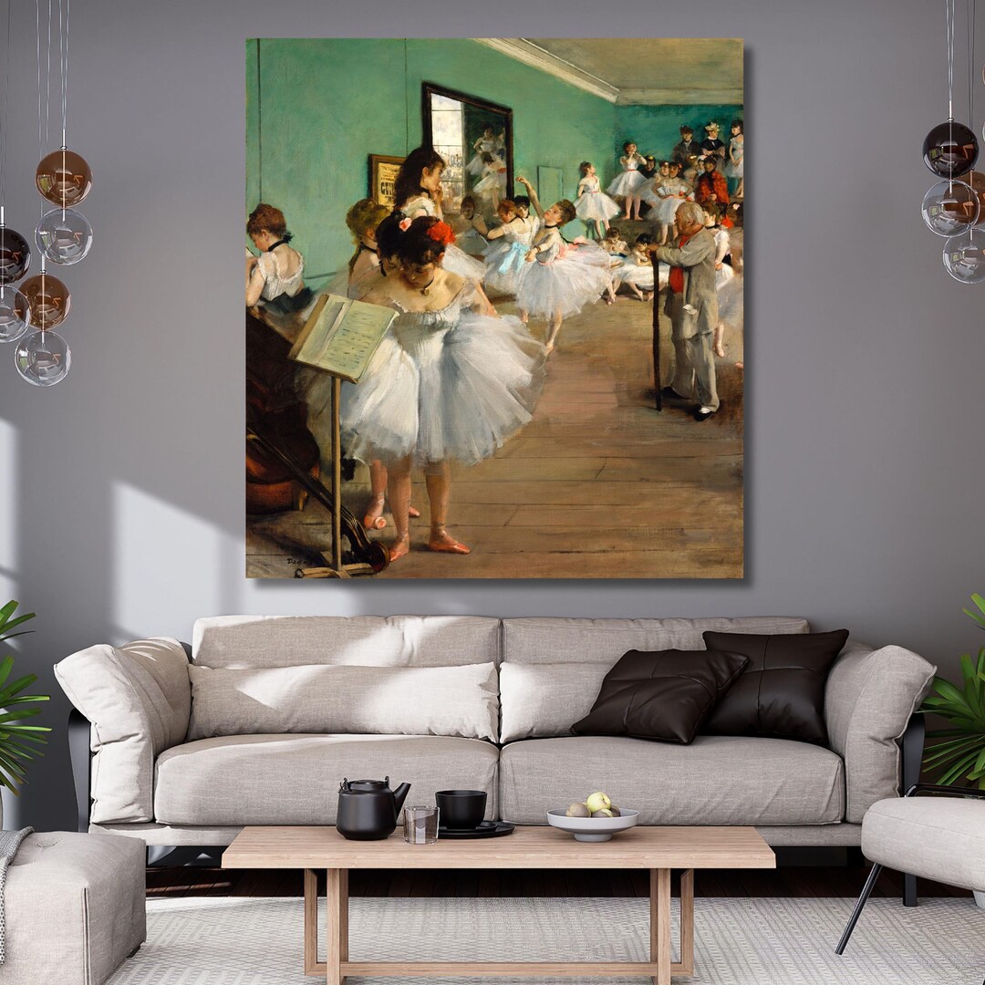 Edgar Degas-the Dance Class (1874) Canvas,home Decor,modern Art,dance ...