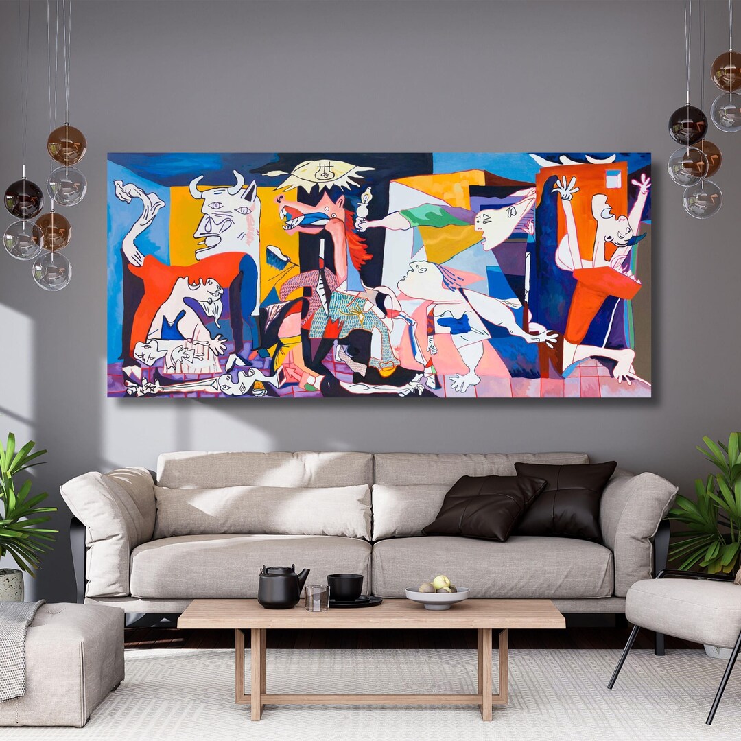 Guernica Canvas Wall Art,pablo Picasso Guernica Painting Print,guernica ...