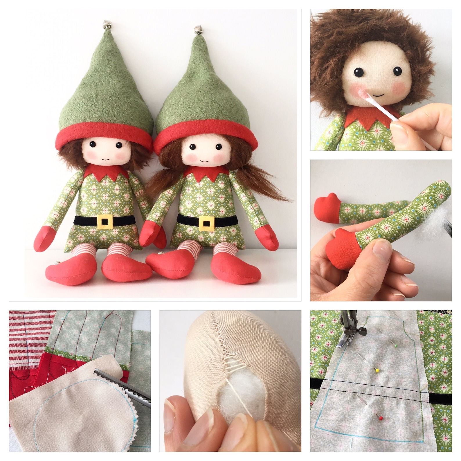 Elf Doll Pattern PDF Rag Doll Pattern Make Your Own Elf | Etsy