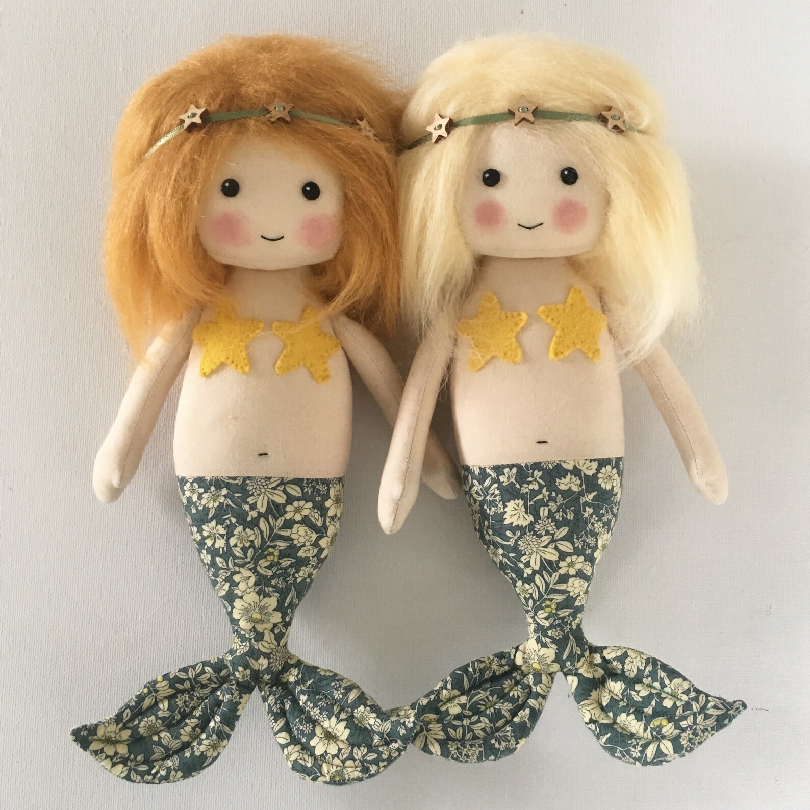 Mermaid Doll Pattern PDF Rag Doll Pattern Cloth Doll Mermaid - Etsy