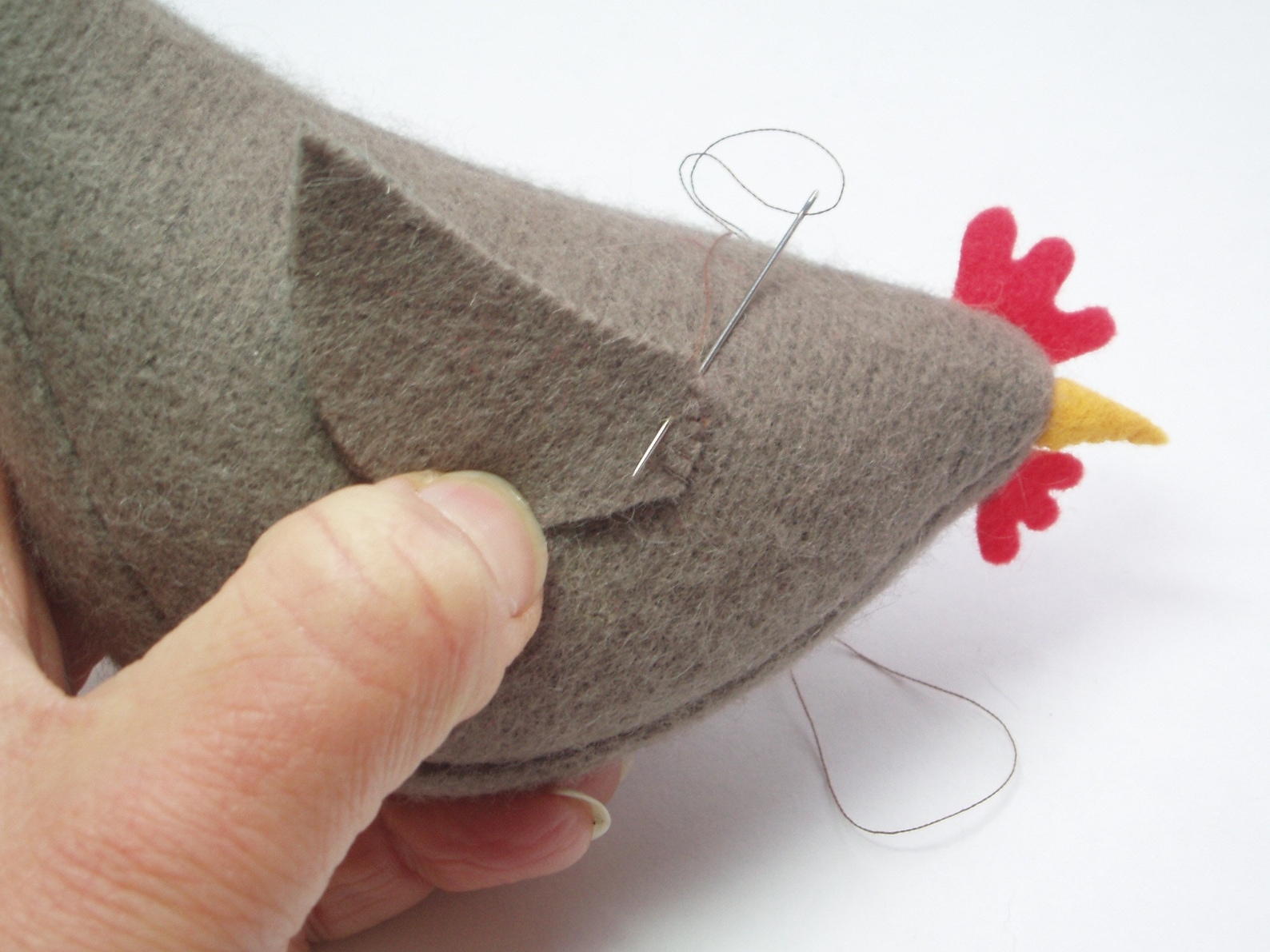 Easy Pattern for Wool Hen, Pattern Pdf for Plush Hen - Etsy