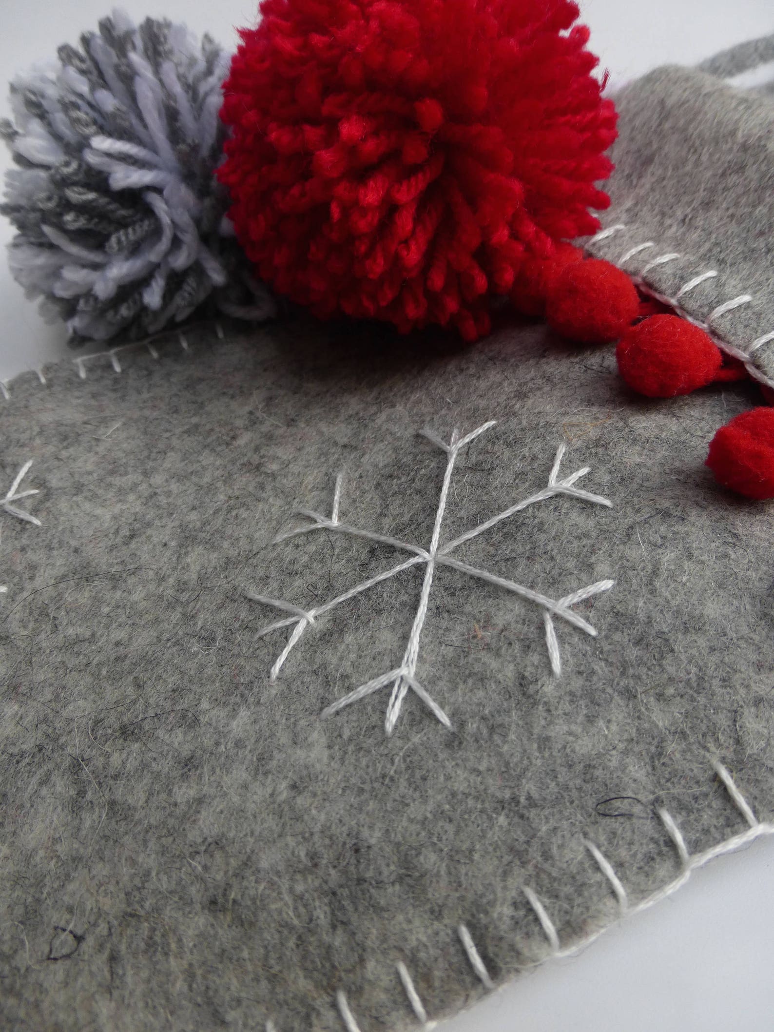 Wool Felt Christmas Stocking Pattern, Easy Sewing (PDF Pattern) - Etsy