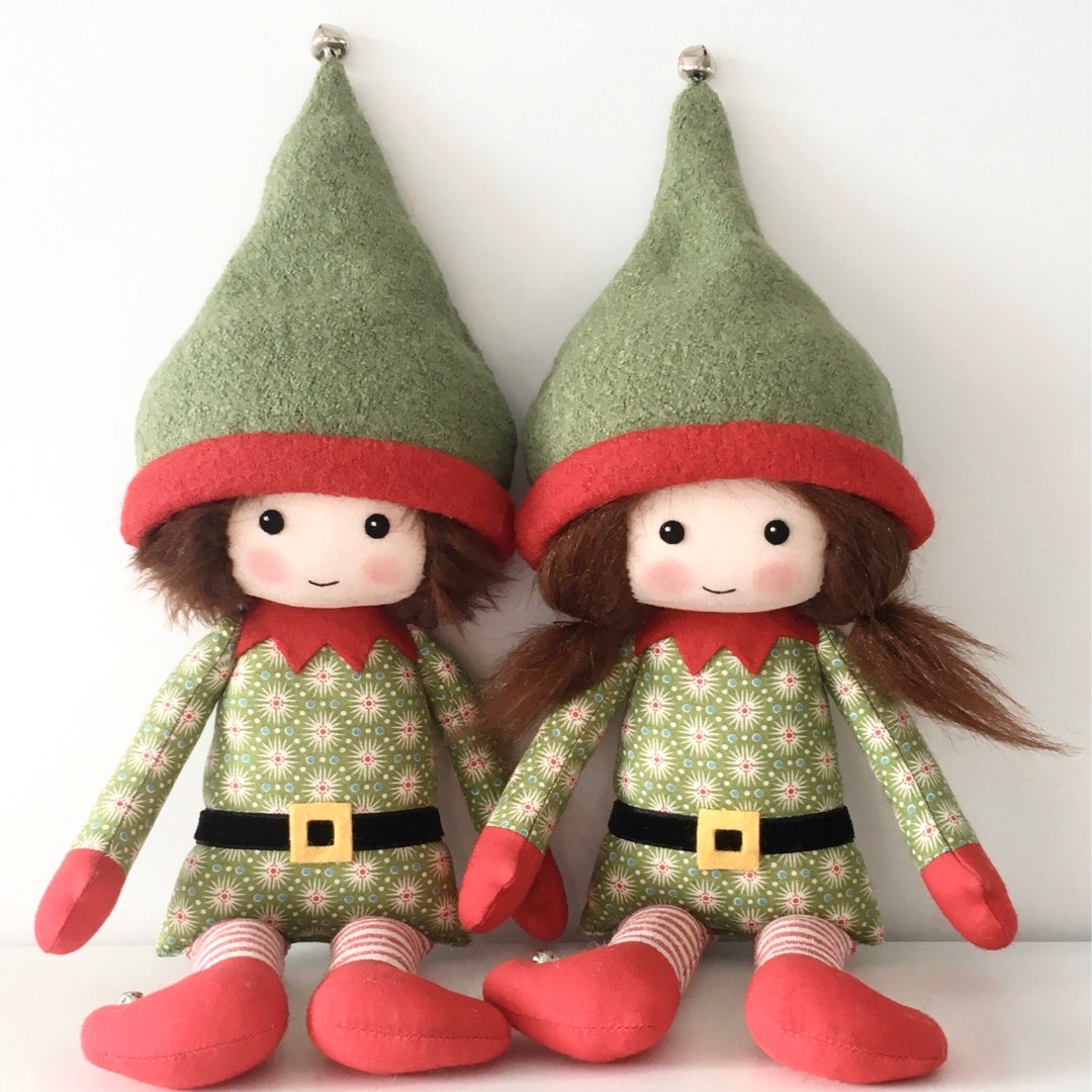 Elf Doll Pattern PDF, Rag Doll Pattern, Make Your Own Elf Doll ...