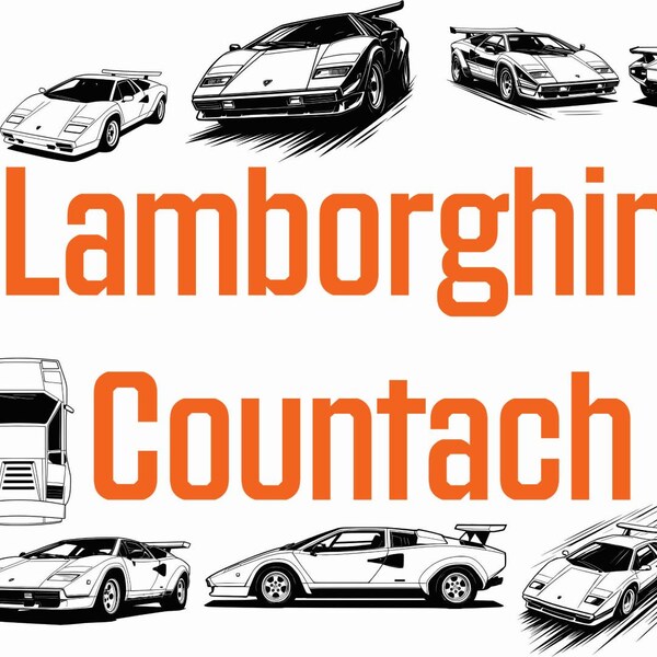 Lamborghini Vector - Etsy