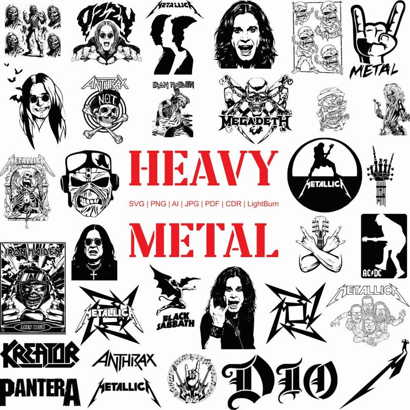 Metallica Vectors - Etsy