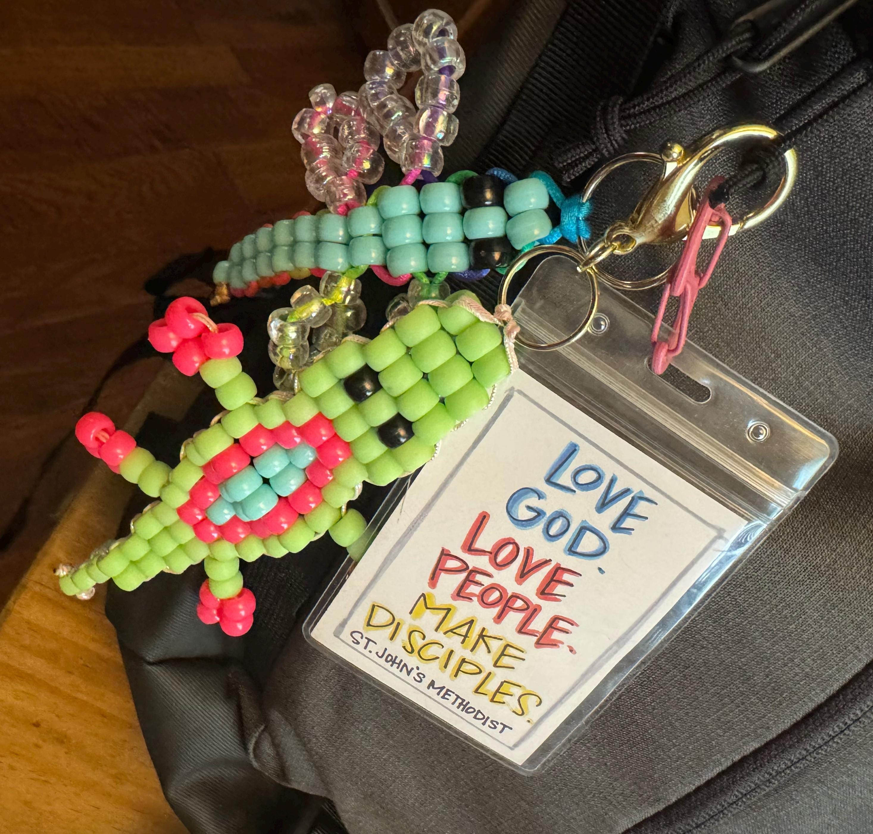 Beaded Gekko Lizard Alligator Keychain Bag Charm Handmade - Etsy