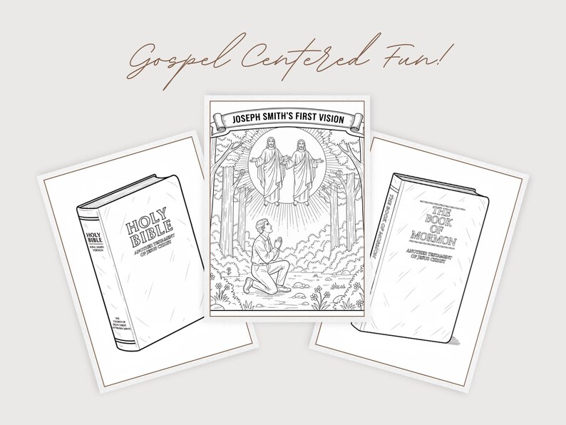 LDS General Conference Coloring Pages: Super Pack (digital Download) - Etsy
