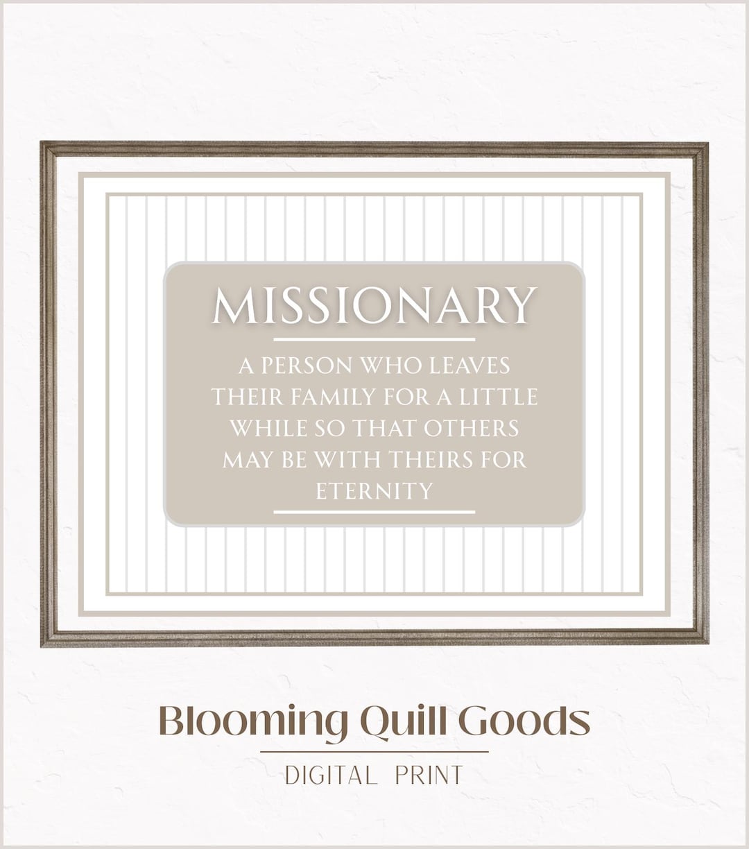 Missionary Definition Print: LDS Wall Art (digital Download) - Etsy