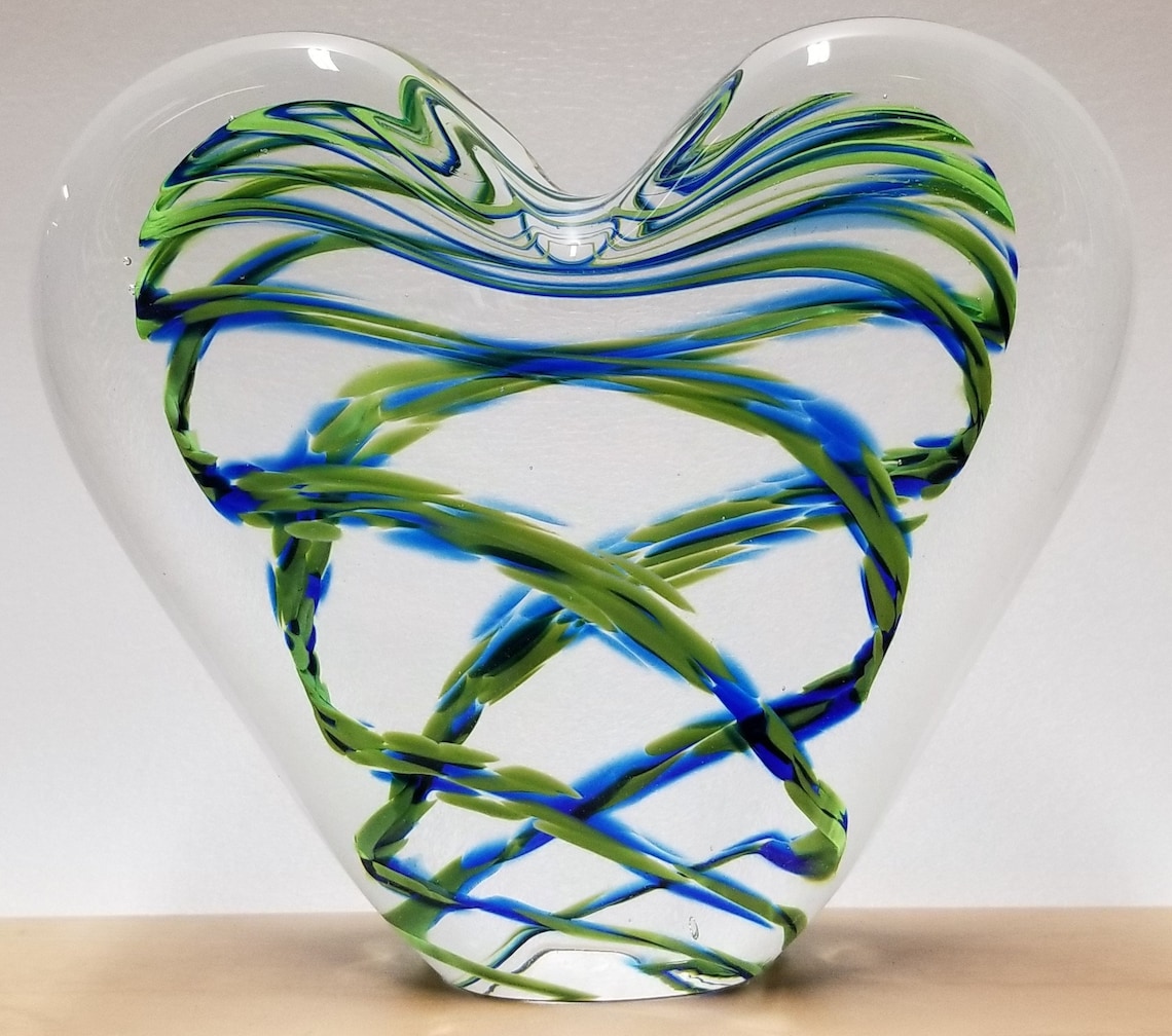 Custom Glass Hearts - Etsy