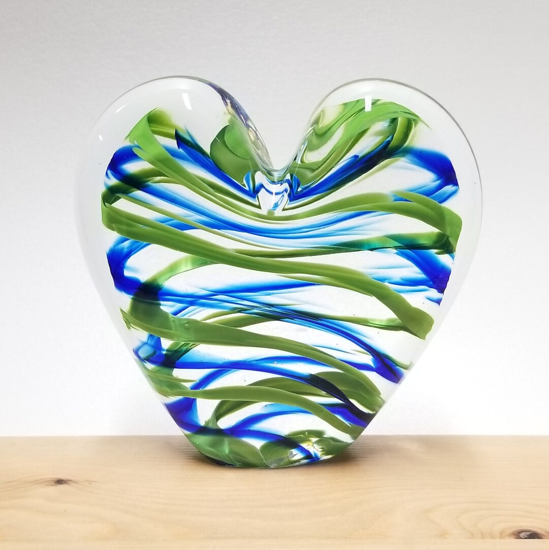 Custom Glass Hearts - Etsy