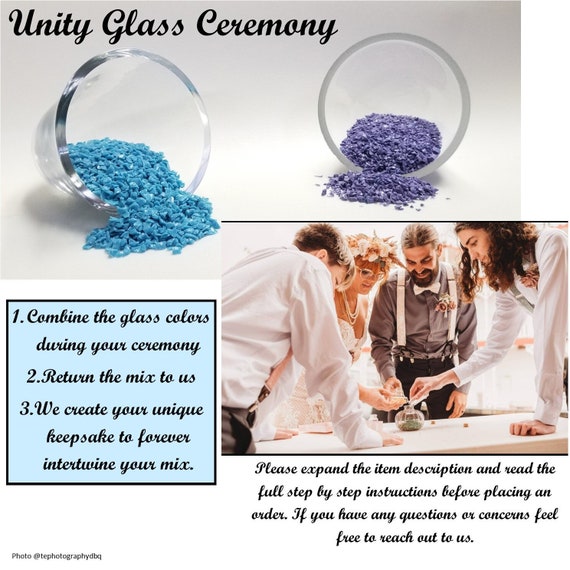 Unity Glass For Wedding A Crystal Unity Wedding Ceremony — Crystal