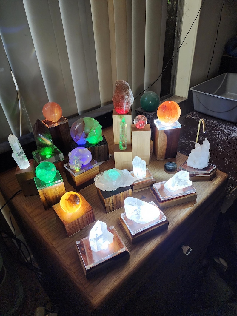 Lighted Crystal Display Stands to Your Specification - Etsy