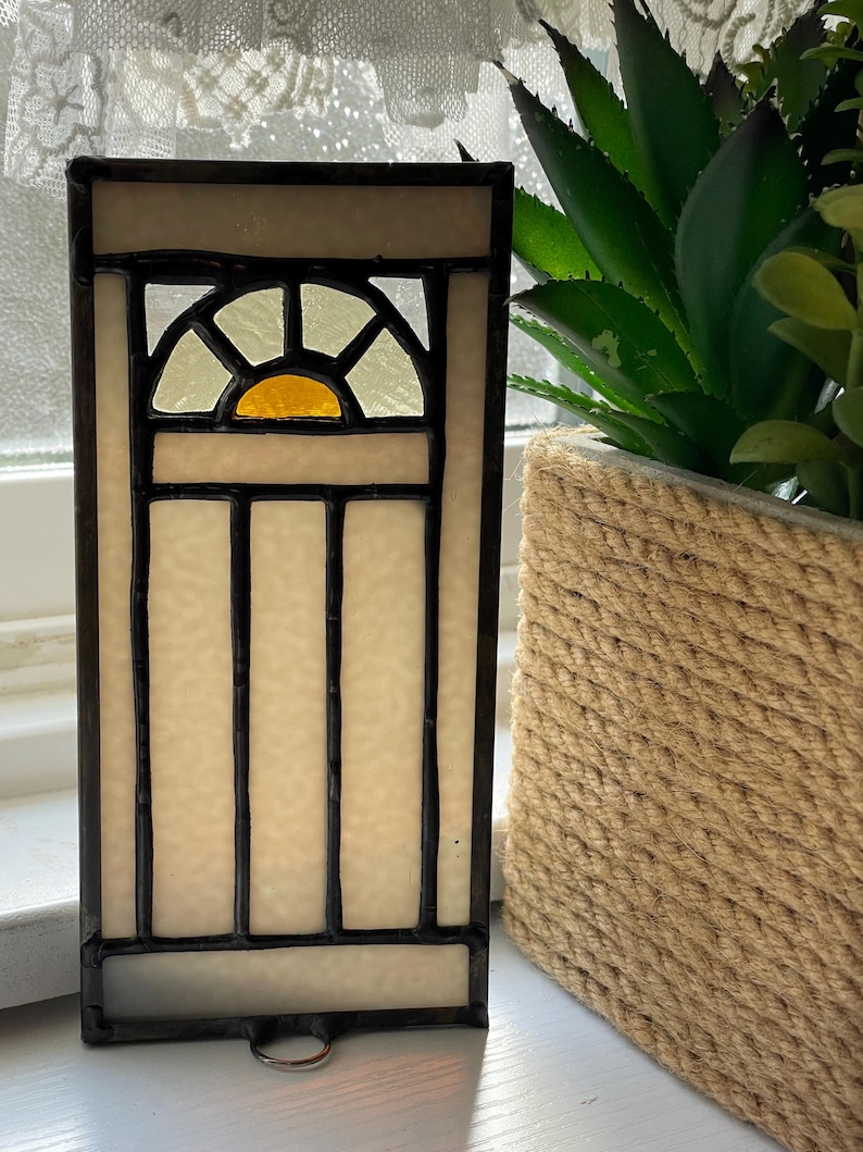 Miniature Stained Glass Doors for Window Decoration - Etsy