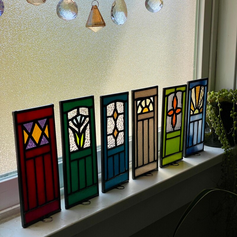 Miniature Stained Glass Windows - Etsy