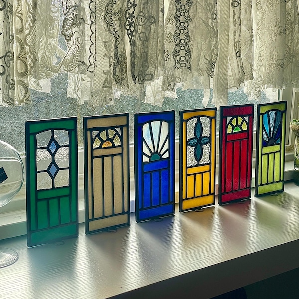 Miniature Stained Glass Windows - Etsy