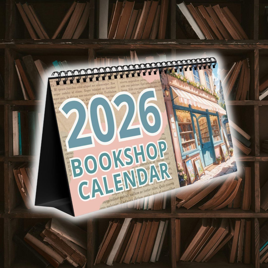 Bookshop Calendar 2026 Calendar for Book Lover Gift for Girl Who Loves ...