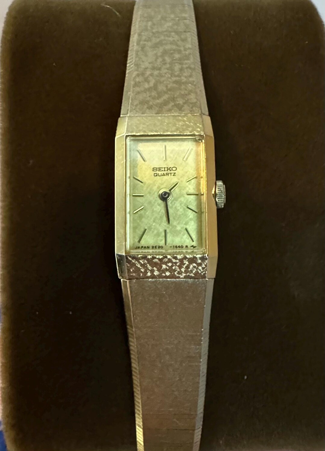 Vintage Seiko 2E20-6259 Women’s Quartz Watch – Rectangular Dial - 1980 ...