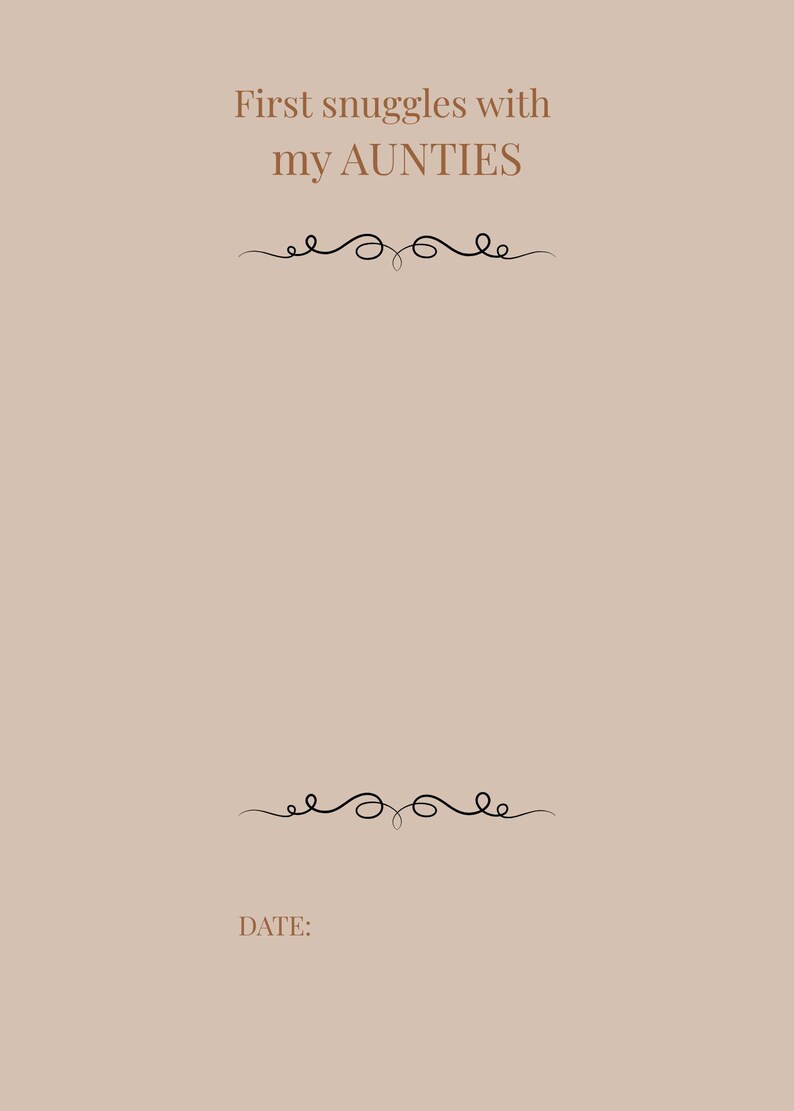 Printable Muslim Baby Scrapbook – First Year Milestone Album | Instant ...