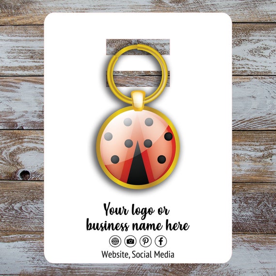 Custom Key Chain Display Card 3 Inches by 4 Inches Key | Etsy