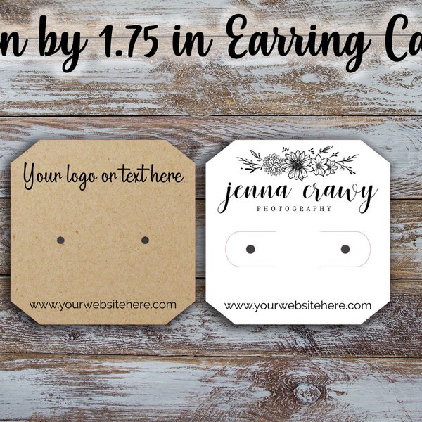 Custom Earring Cards - Etsy