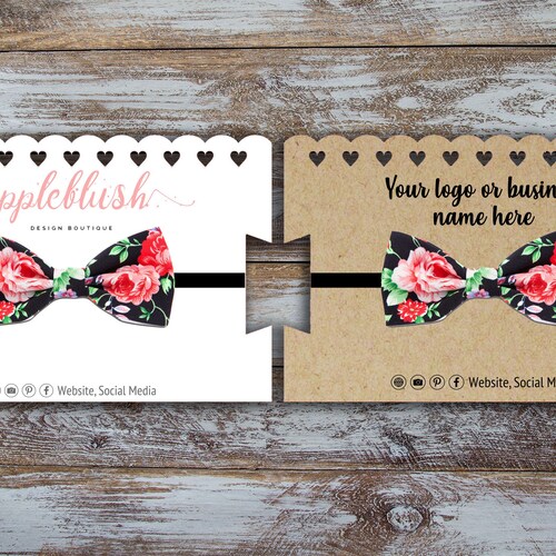 Customized Headband Display Card 6 Inches by 4 Inches Product - Etsy