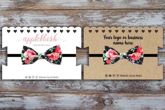 Customized Headband Display Card 6 Inches by 4 Inches Product | Etsy