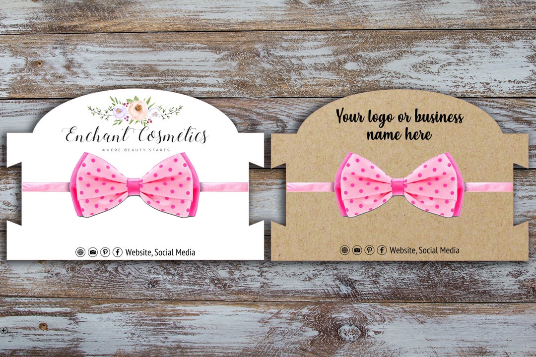 Customized Headband Display Card 6 Inches by 4 Inches, Product Display ...