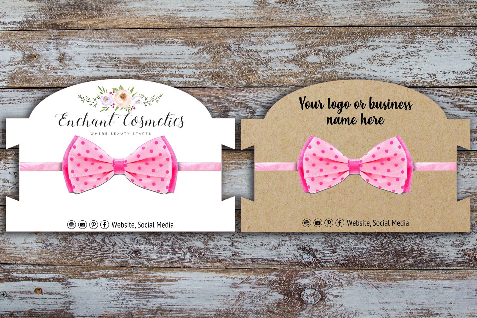 Customized Headband Display Card: 6x4" Bow Card - Etsy