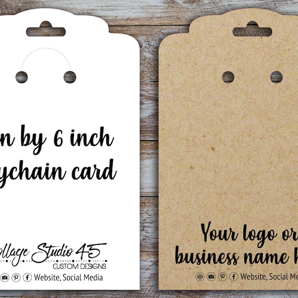 Key Chain Display Cards - Etsy