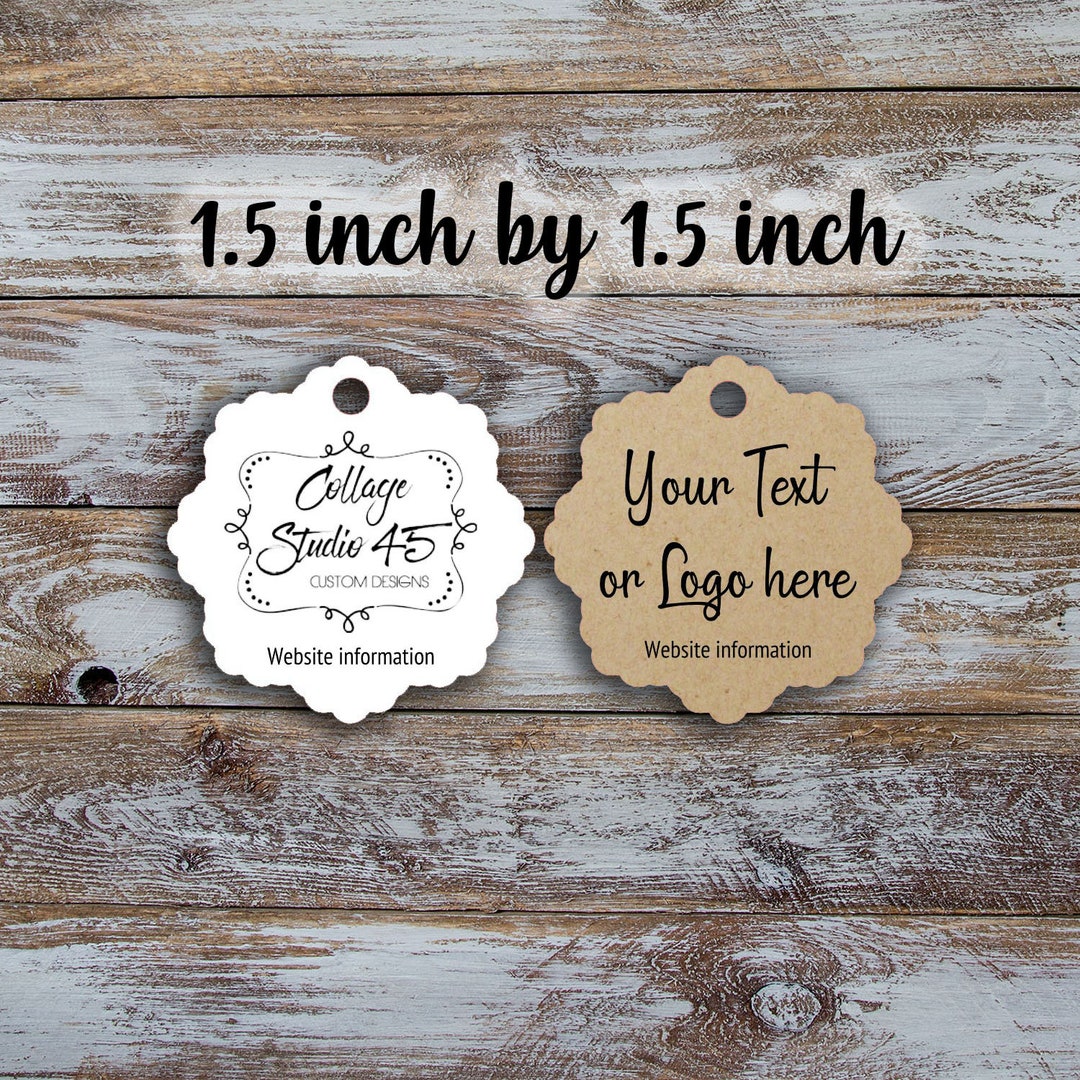 Custom Hang Tags - 1.5"x 1.5" Inches, Jewelry Tags, Price Tags, Custom ...