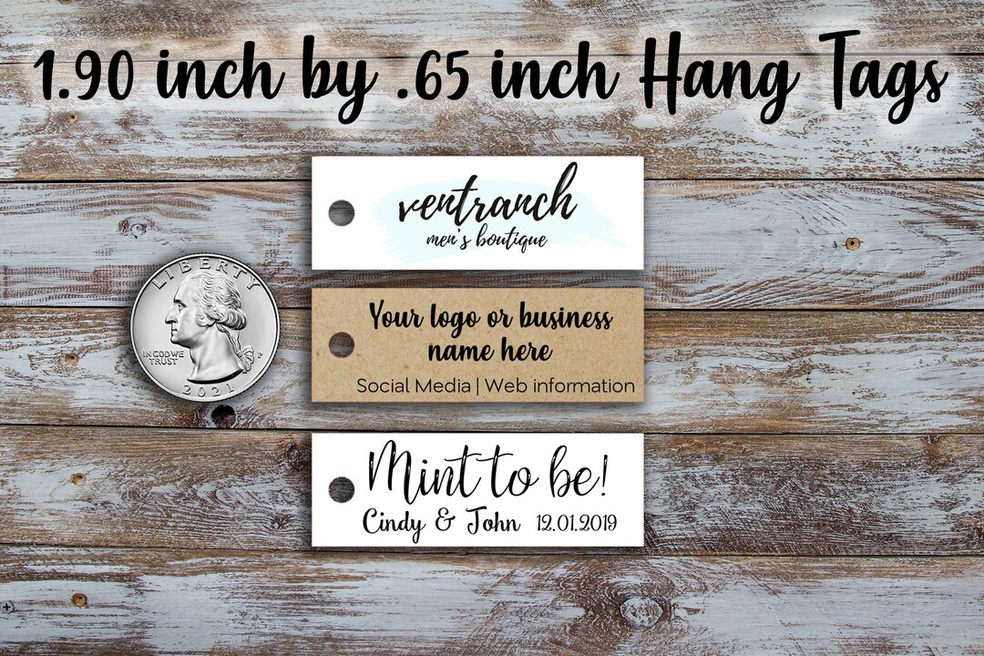 Custom Logo Price Tags, Personalized Small Hang Tags - Etsy