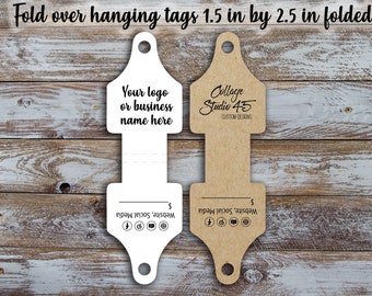 Fold Over Tags - Etsy