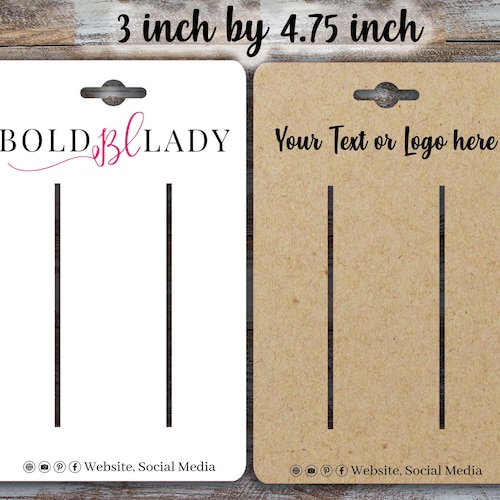 Standard Fold Over Tags 2x5 Set of 45 Necklace - Etsy