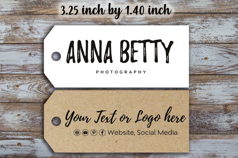 Custom Retail Cards 3.25 X 1.4 Simple Clothing Tags - Etsy