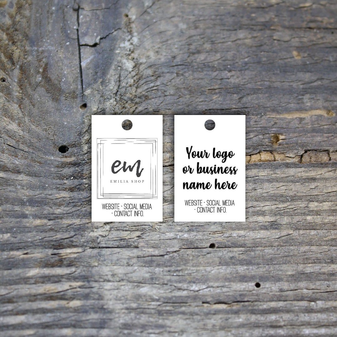 Custom Fancy Tags Small Price Tags .75 Inch by 1.25 Inch Customized ...