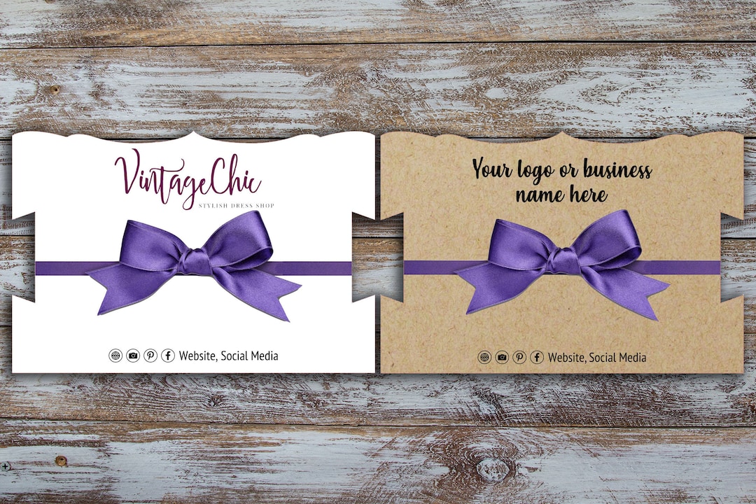 Customized Headband Display Card: Logo Product Display (6x4 Inches) - Etsy