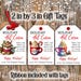 Custom Hot Cocoa Tags With Ribbon Set of 3 , Custom Gift Tags for ...