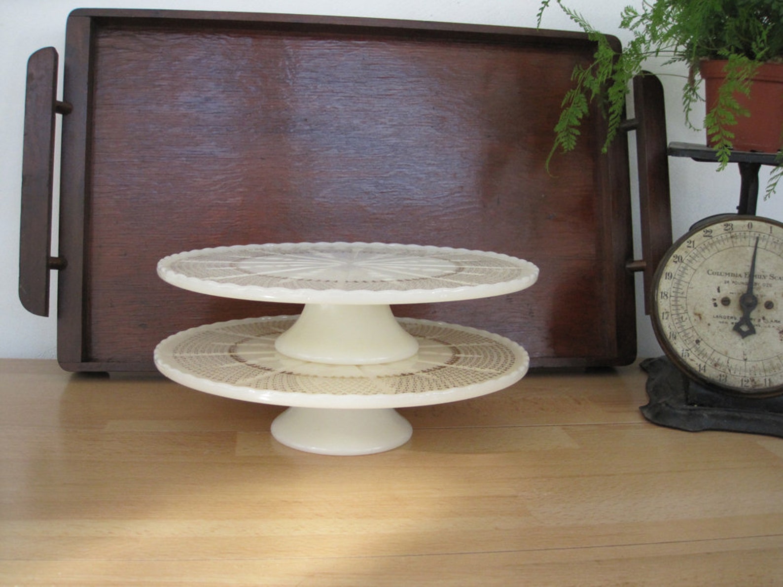 Vintage Cake Stand Dessert Cupcakes Table Centerpiece Display | Etsy