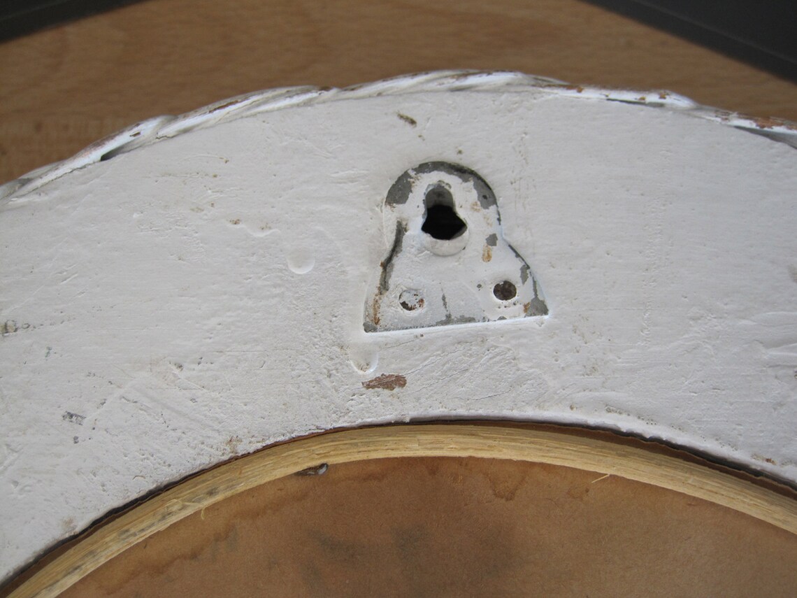 Vintage Wicker Mirror Bathroom Bedroom Vanity Wall Decor - Etsy